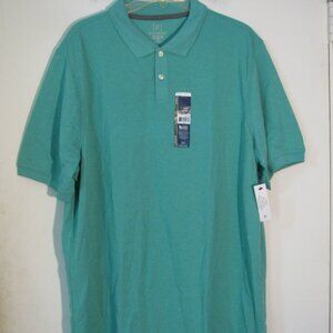 George | Shirts | Mens George Polo Xl 46 48 Nwt Green Short Sleeve ...